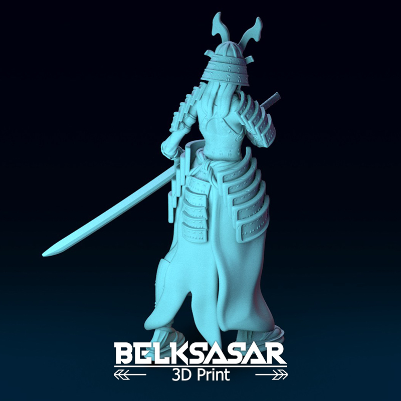 STL file Samurai Girl 3D print model 🗡️ ・3D printing model to download ...
