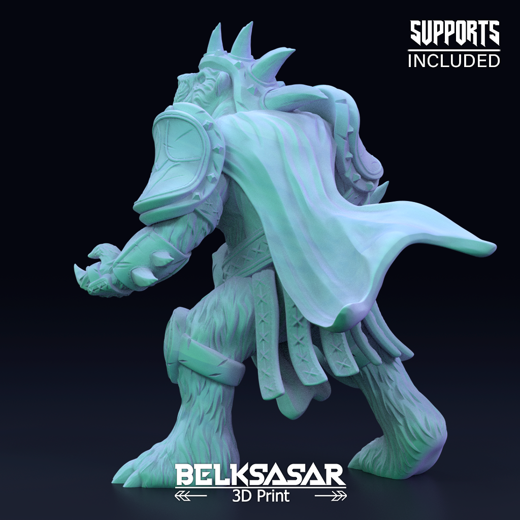 STL file Werebear Leader 🔨 ・3D printable model to download・Cults