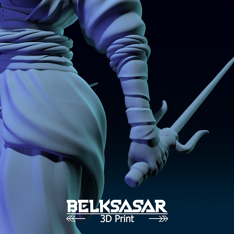 STL file Ninja Girl 3D print model 🥷 ・3D print object to download・Cults