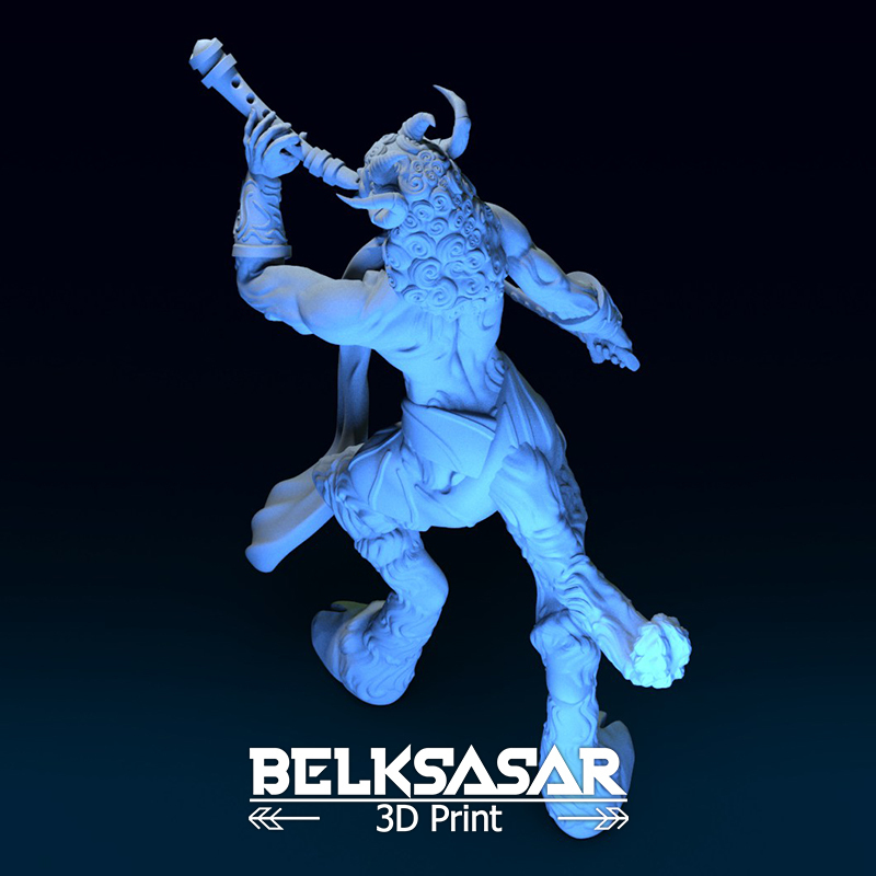 STL file Satyr in Dynamic Pose 3D print model 👹 (OBJ)・3D printable ...