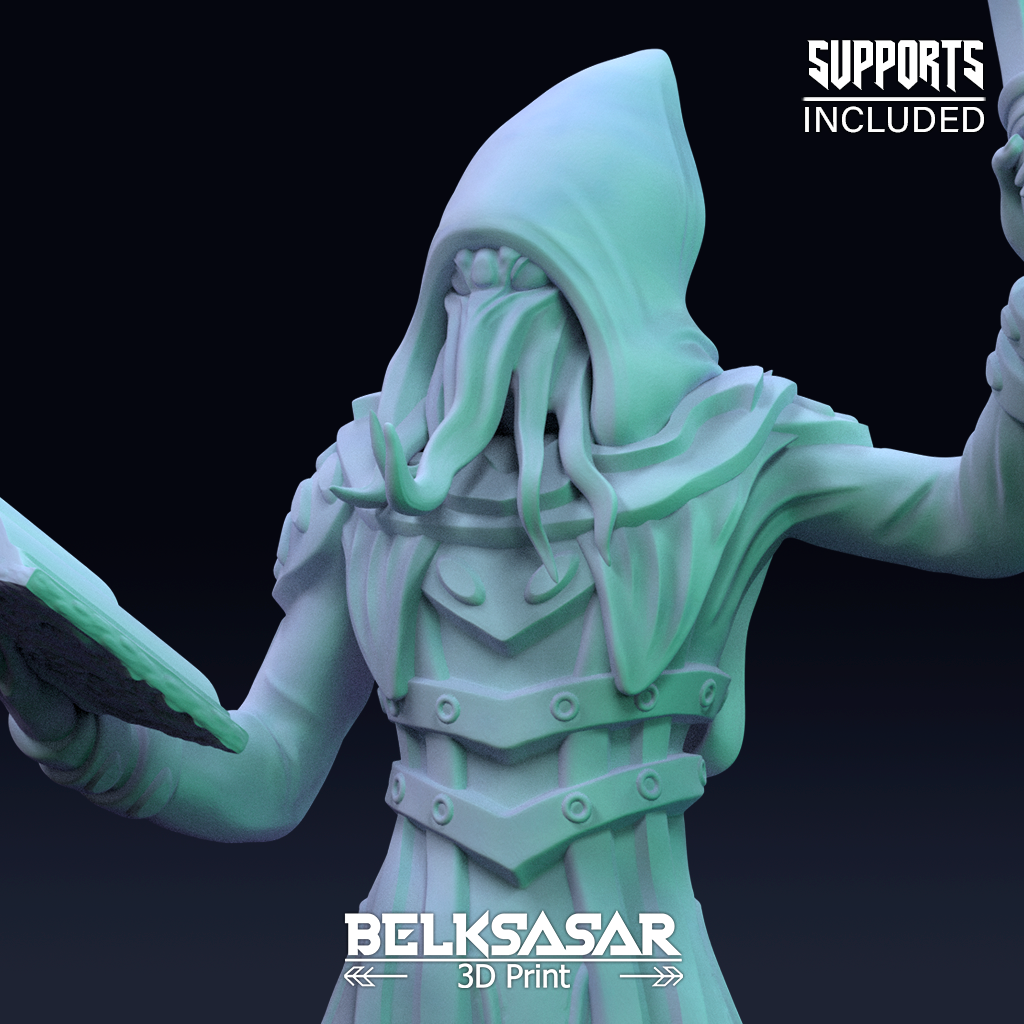 arquivo STL Cultista de Cthulhu Modelo impreso en 3D ♟ ・Modelo para ...