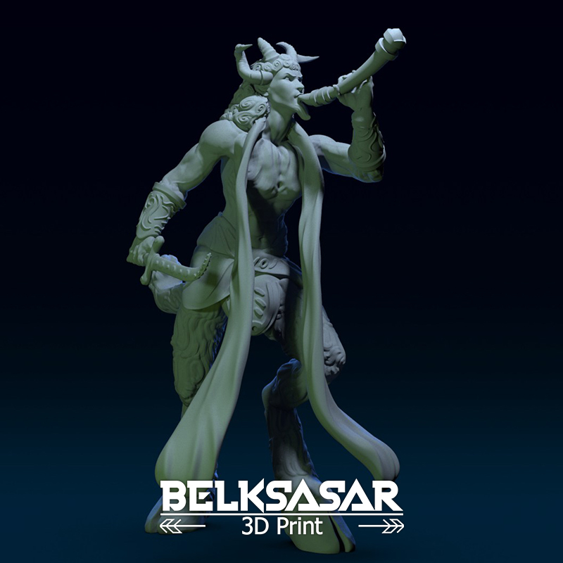 STL file Satyr in Dynamic Pose 3D print model 👹 (OBJ)・3D printable ...
