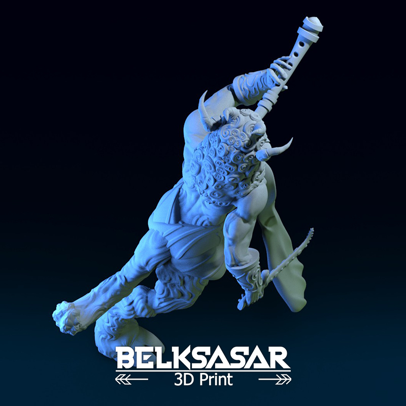 STL file Satyr in Dynamic Pose 3D print model 👹 (OBJ)・3D printable ...