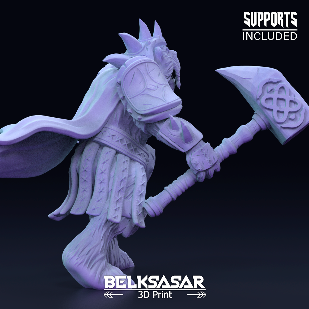 STL file Werebear Leader 🔨 ・3D printable model to download・Cults