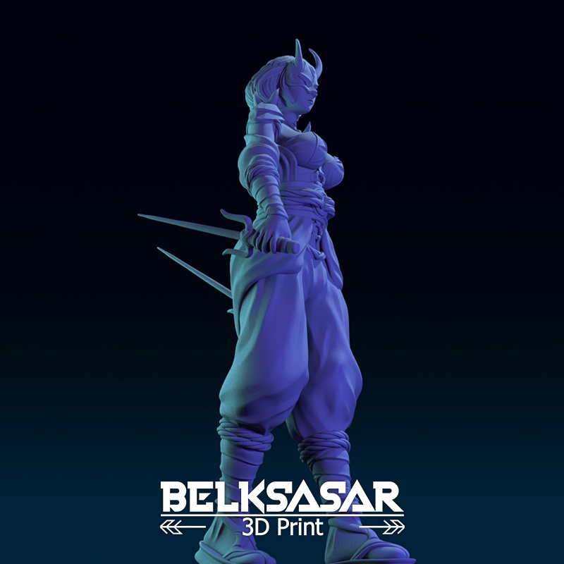 STL file Ninja Girl 3D print model 🥷 ・3D print object to download・Cults