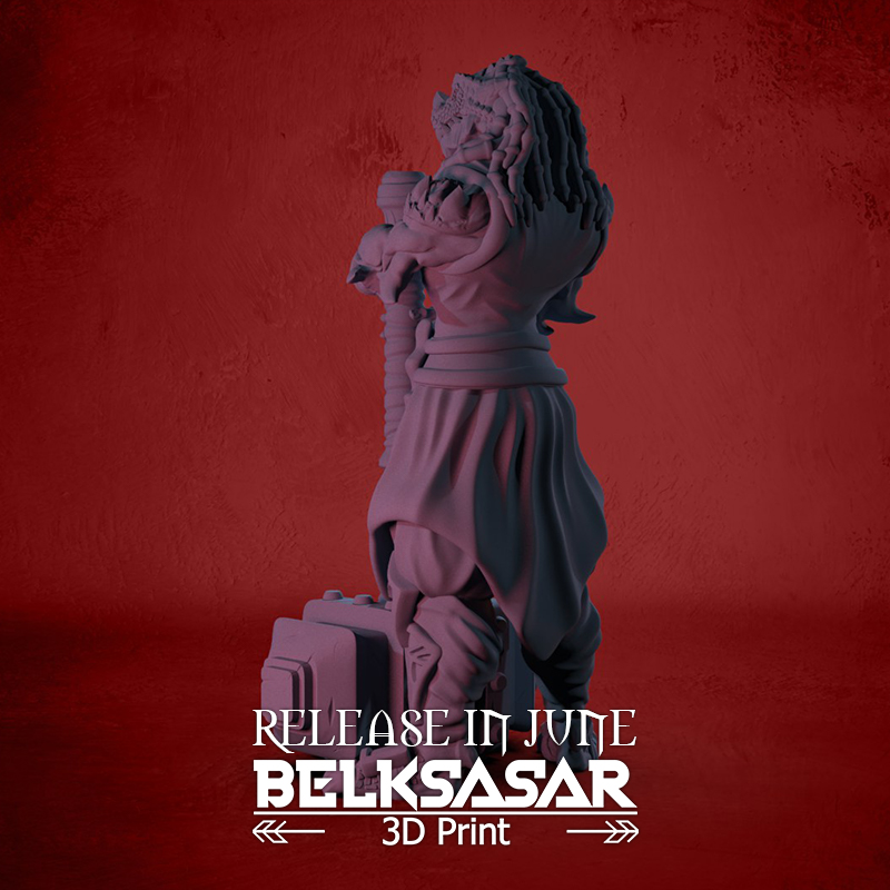 STL file Baharoosh the Dragonborn Paladin 3D print model 🐉 ・3D ...