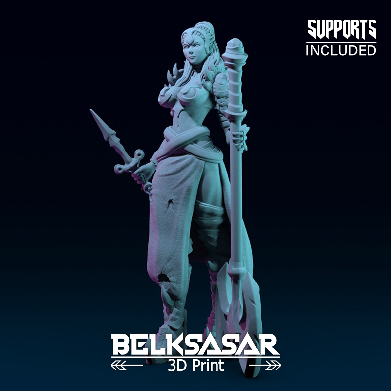 STL file Girl Monster Hunter 3D print model 👧 ・3D printer design to ...