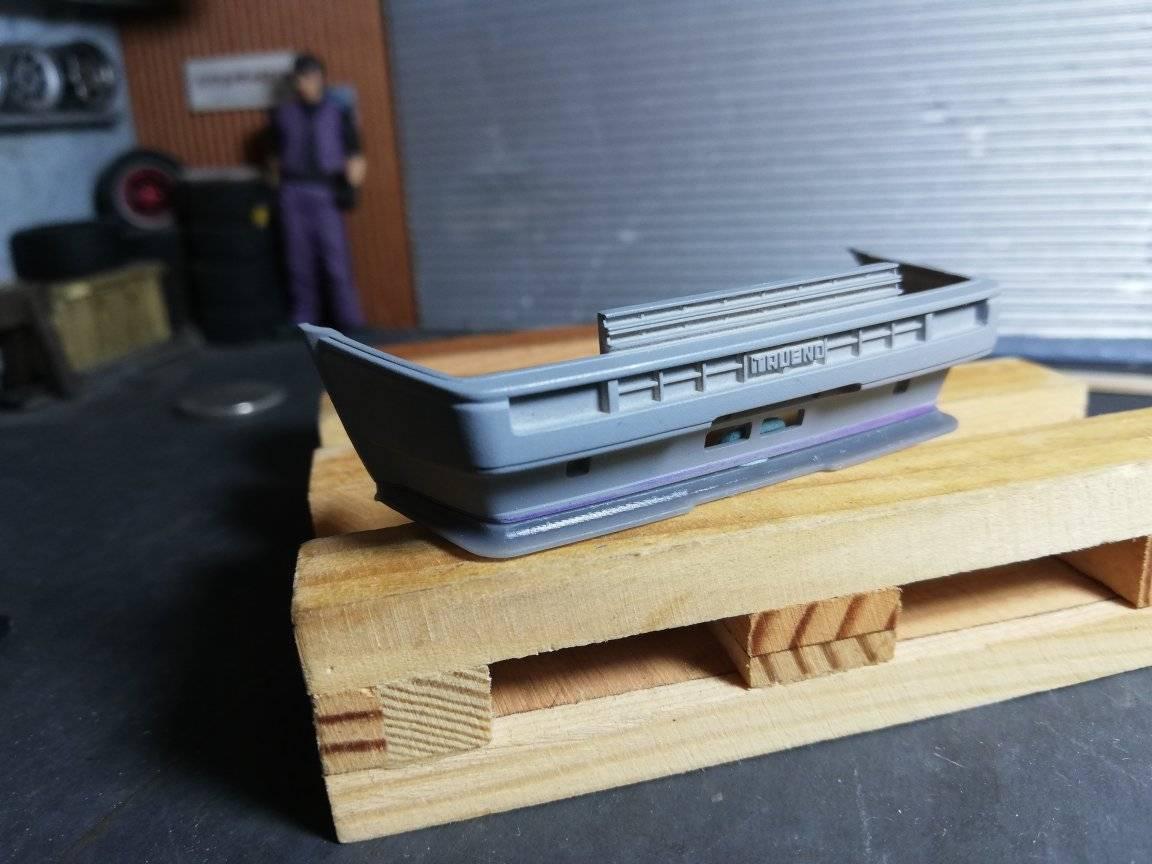 👄 1/24 Aoshima AE86 TRUENO Front bumper lips・ STL File for ・Cults