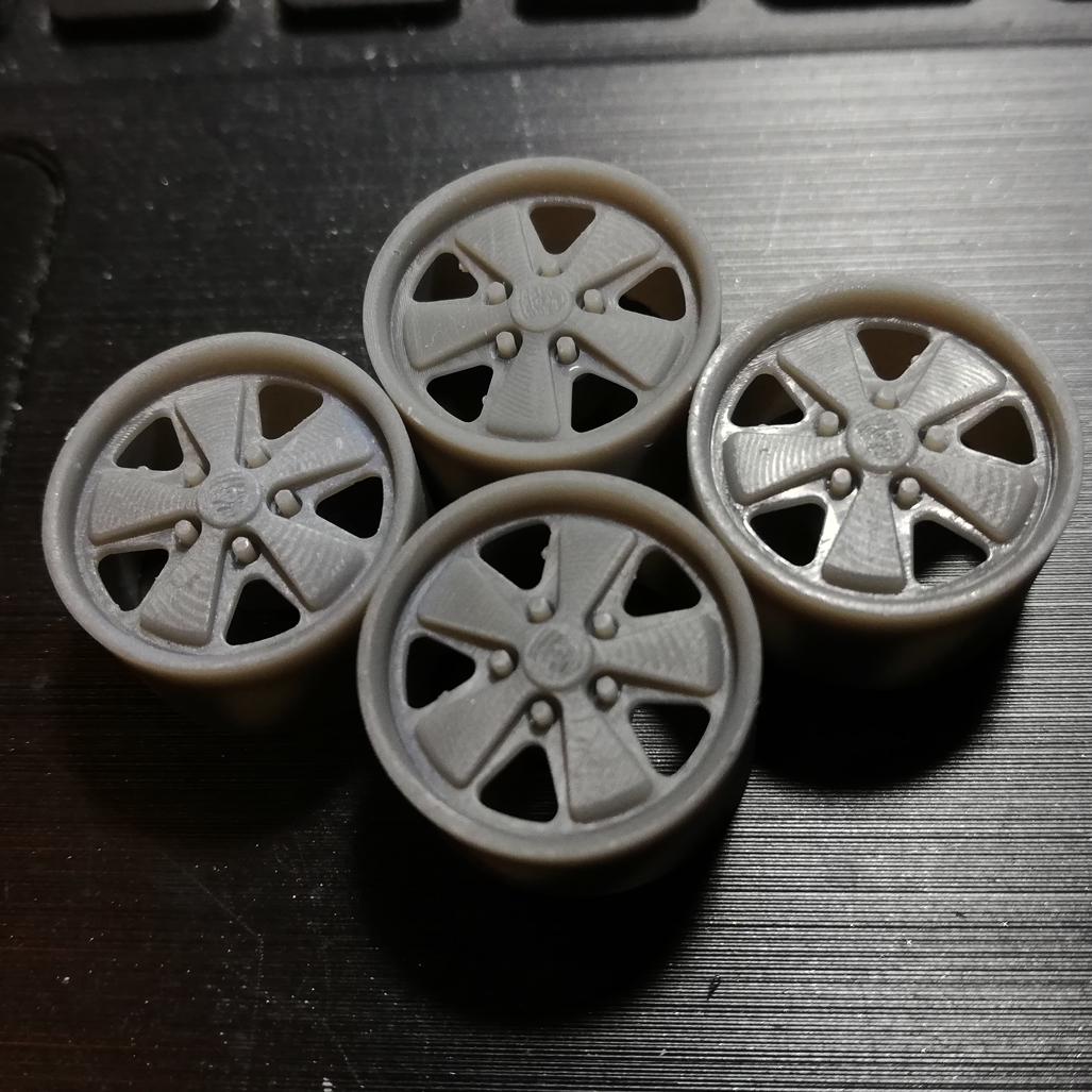 STL file 1/24 SCALE 15" Fuchs wheel for porsche & VW 🛞 ・3D print design ...
