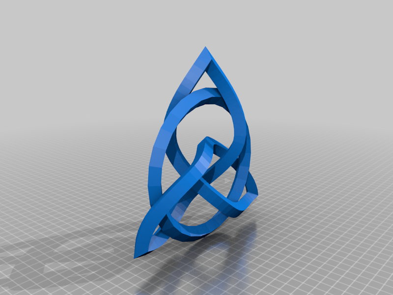 Free STL file Charmed Trinity Knot 🪢 ・3D printer model to download・Cults