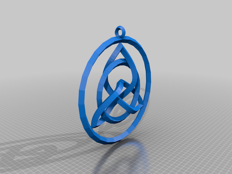 Free STL file Charmed Trinity Knot 🪢 ・3D printer model to download・Cults