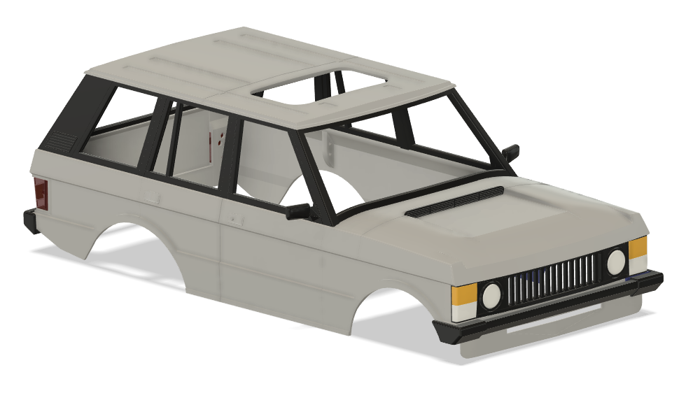 🎲 Rc Body crawler RR 1980 classic 313mm・ STL File for ・Cults