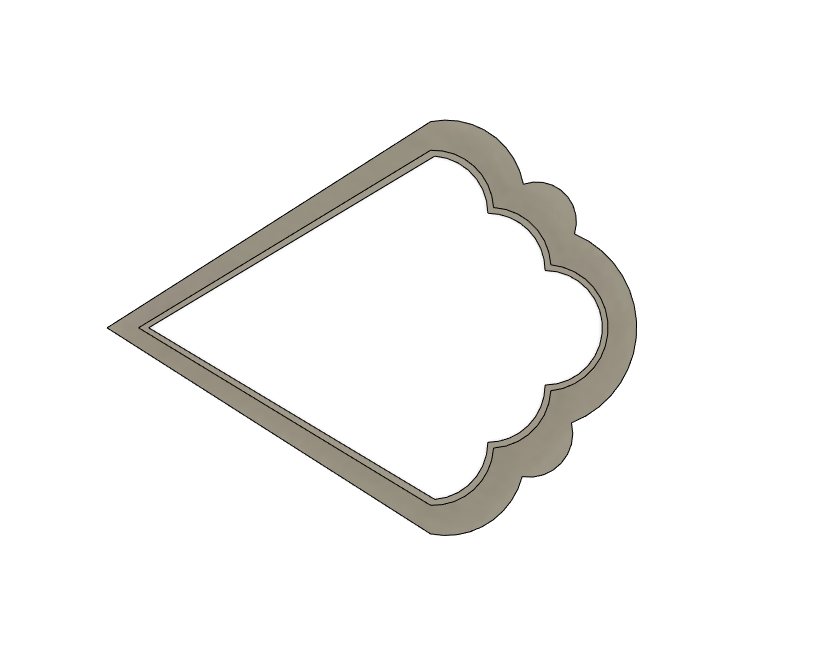 STL 文件 Scalloped Triangle Clay Cutter 🔺 ・可下载设计和 3D 打印・Cults