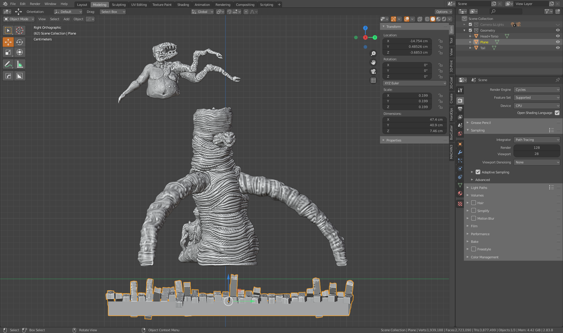 🎨 Dr.Blair-Thing - The Thing (1982)・ STL File for 3D printing・Cults