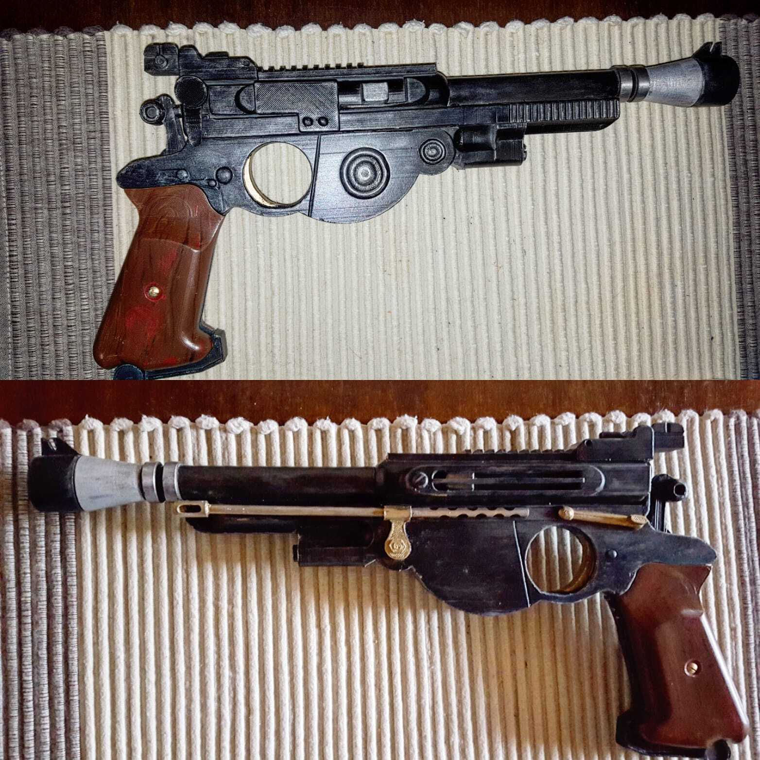 3D printed The Mandalorian Blaster (Final Version)・Cults