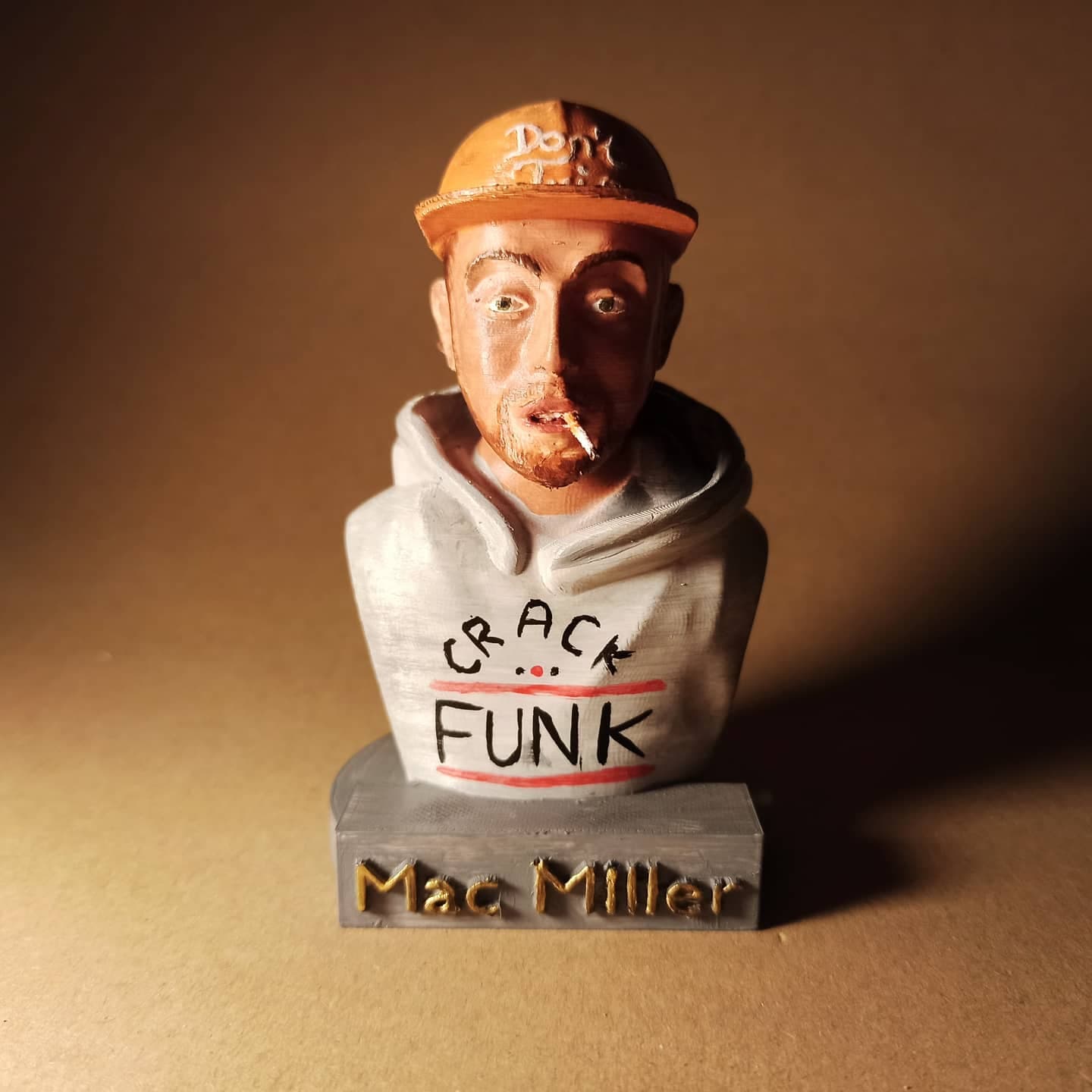 👤 Mac Miller Bust・Free STL File for 3D printing・Cults