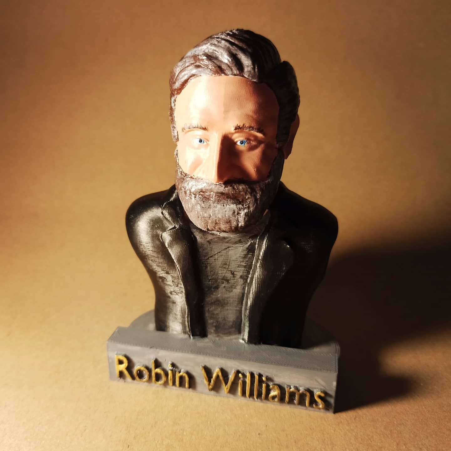 👤 Robin Williams Bust・Free STL File for ・Cults