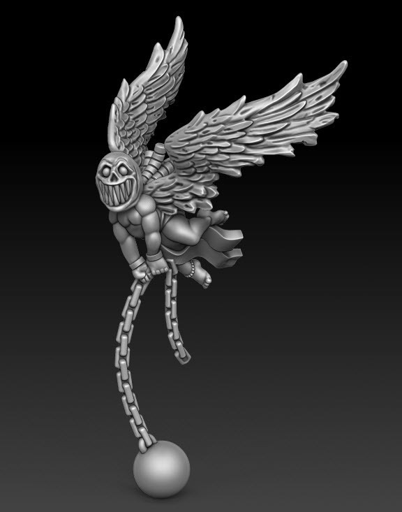 Бесплатный STL файл Chaos Cherubs - Evil Flying Babies ⚔ ・3D-печатная ...