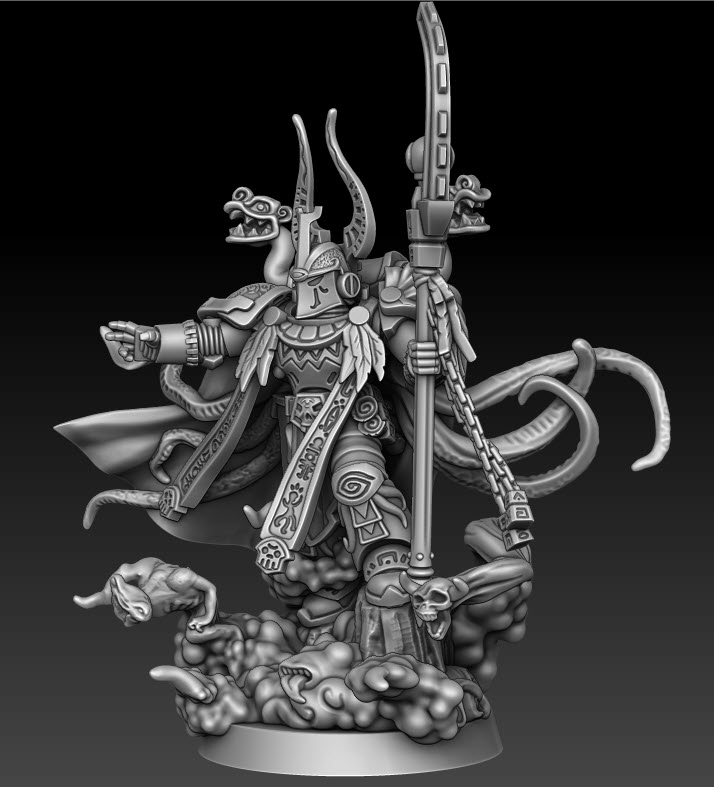 🧙 Domini Infernalus Sorcerer (presupported)・ 3D File for 3D printing・Cults