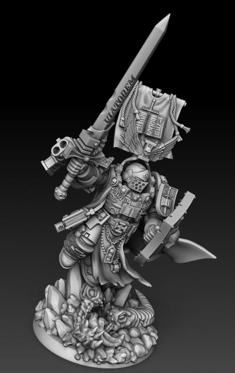 Archivo 3D Silver Wardens Supreme Warptraveler (preinstalado) 🦸・Objeto ...