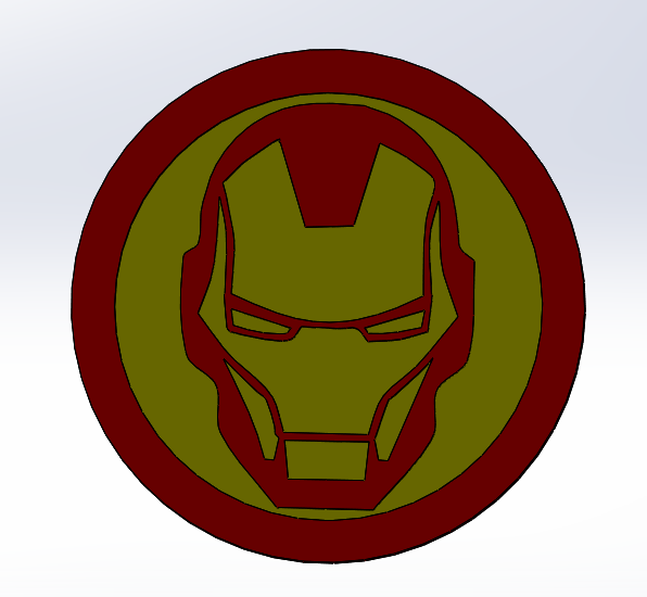 Logo Ironman Imprimable