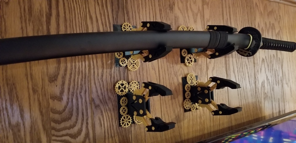 🗡️ Sword Rack Wall Mount・Free STL File for ・Cults