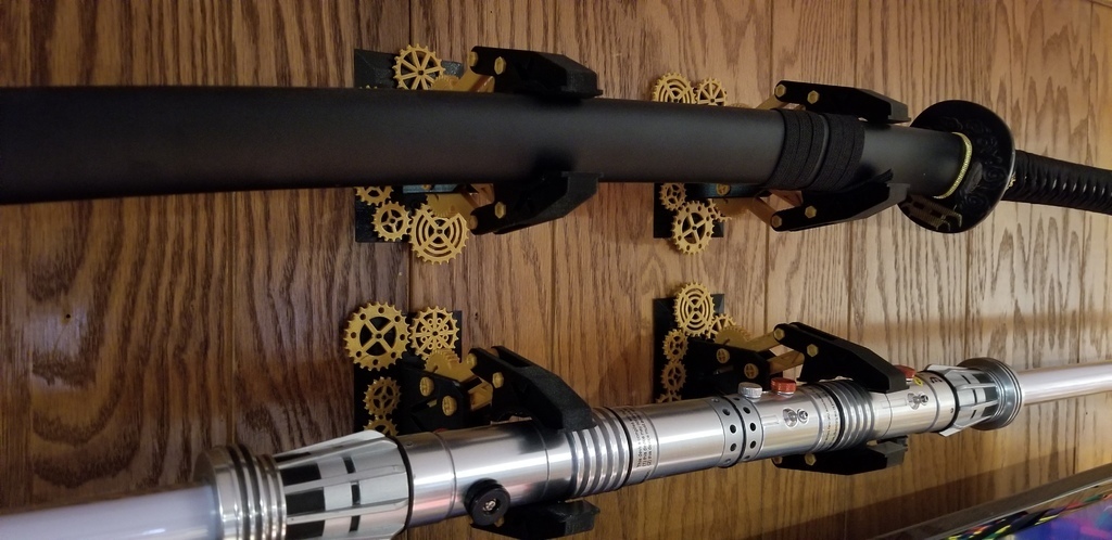 🗡️ Sword Rack Wall Mount・Free STL File for ・Cults