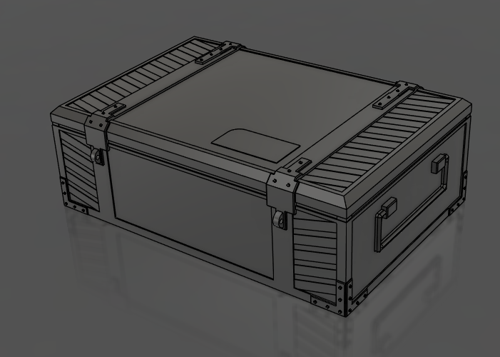 📦 Ammo box (V.1 and V.2) - WarHammer 40k・Free STL File for ・Cults