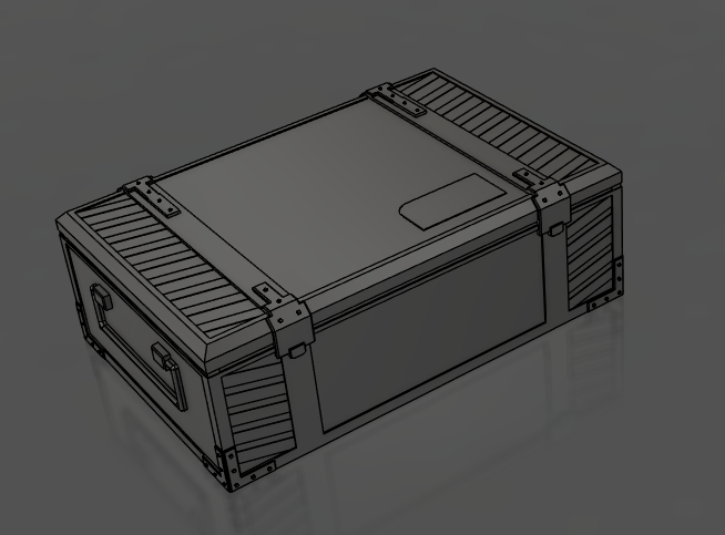 📦 Ammo box (V.1 and V.2) - WarHammer 40k・Free STL File for ・Cults