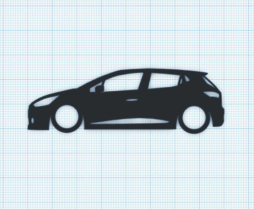 STL file RENAULT CLIO MK4 (keychain) 🗝️ ・3D printable design to ...