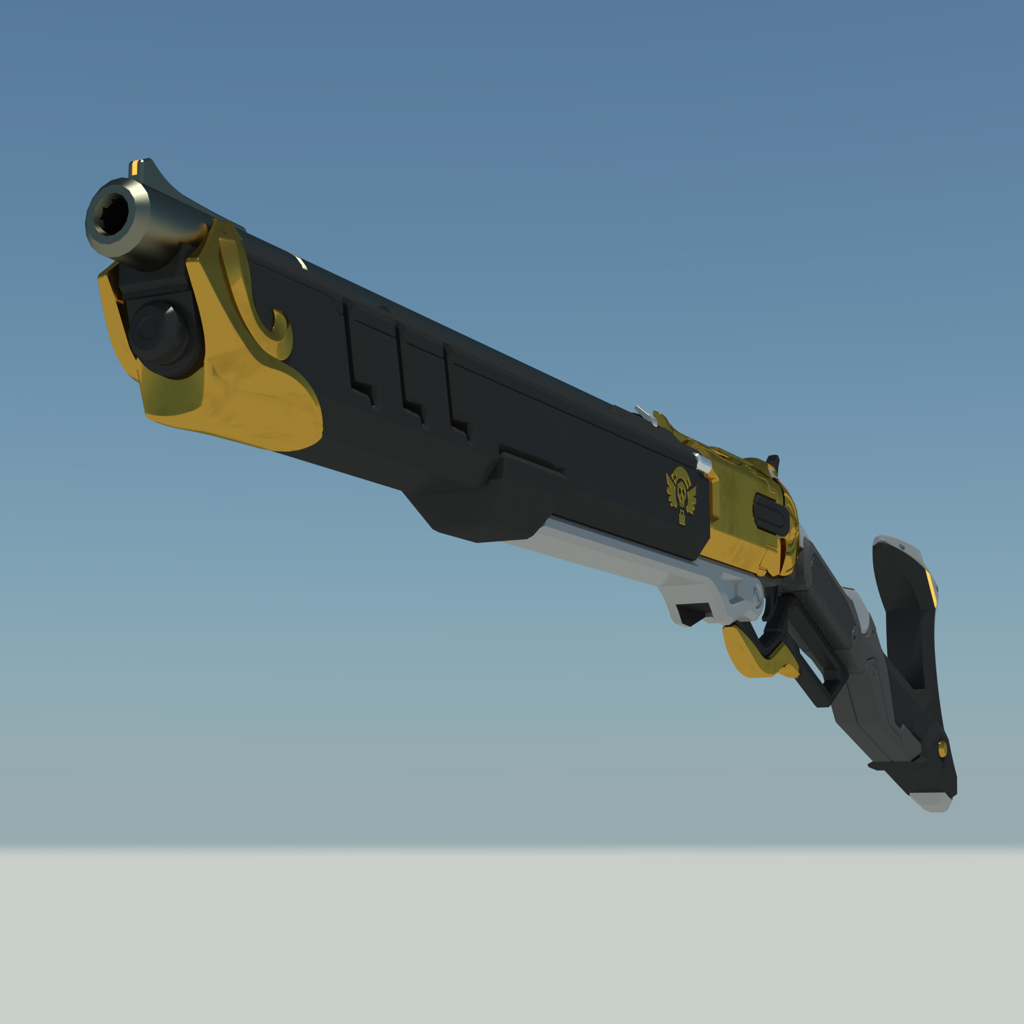 🎲 Overwatch Ashe rifle Viper Classic skin. Video game, prop, cosplay ...