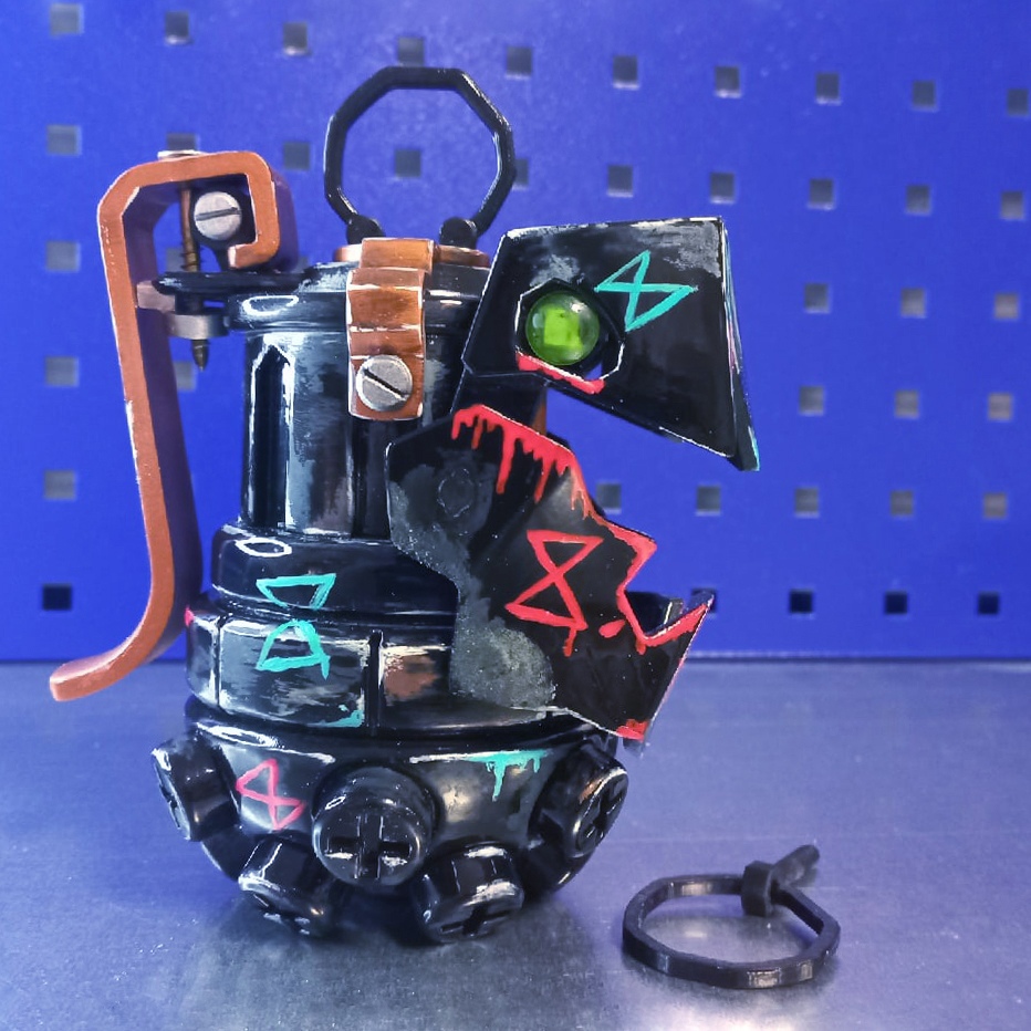 3D file League of Legends Jinx BOOM Grenade Arcane series. Video game ...