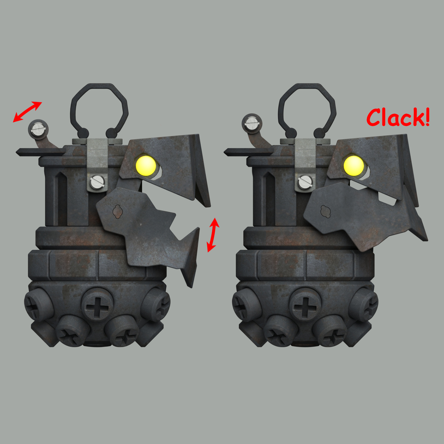 3D file League of Legends Jinx BOOM Grenade Arcane series. Video game ...