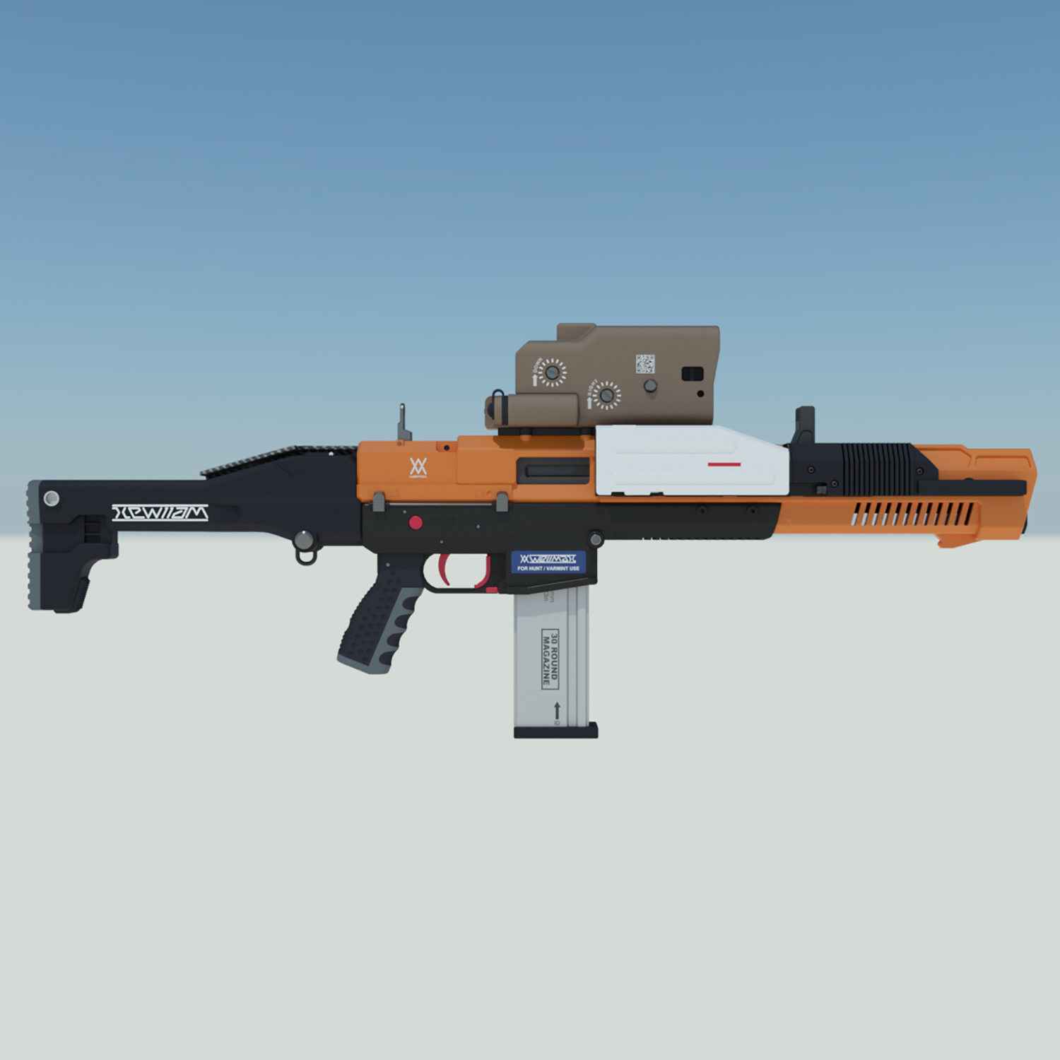 🎚️ Death stranding WellMax Assault rifle WM.556 (level 2). Video game ...