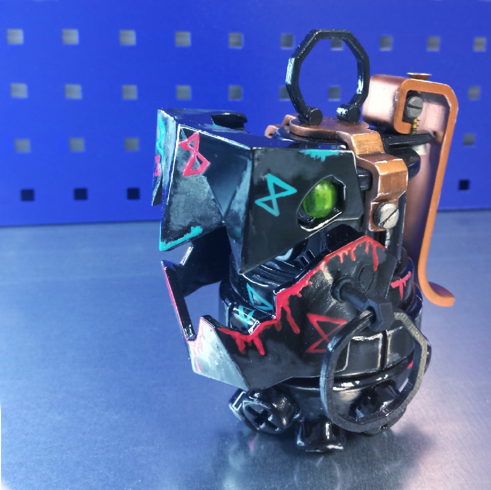 3D file League of Legends Jinx BOOM Grenade Arcane series. Video game ...