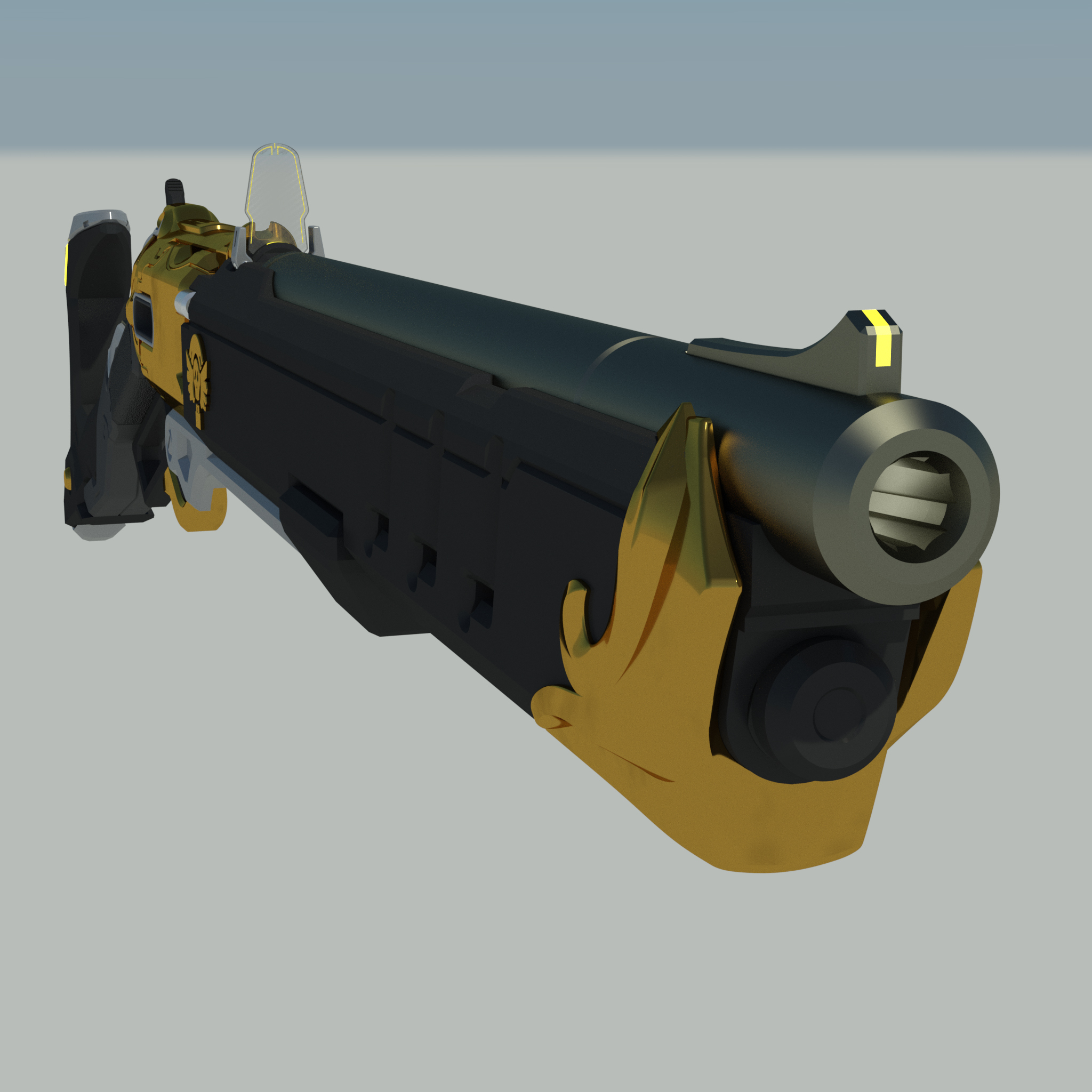 🎲 Overwatch Ashe rifle Viper Classic skin. Video game, prop, cosplay ...
