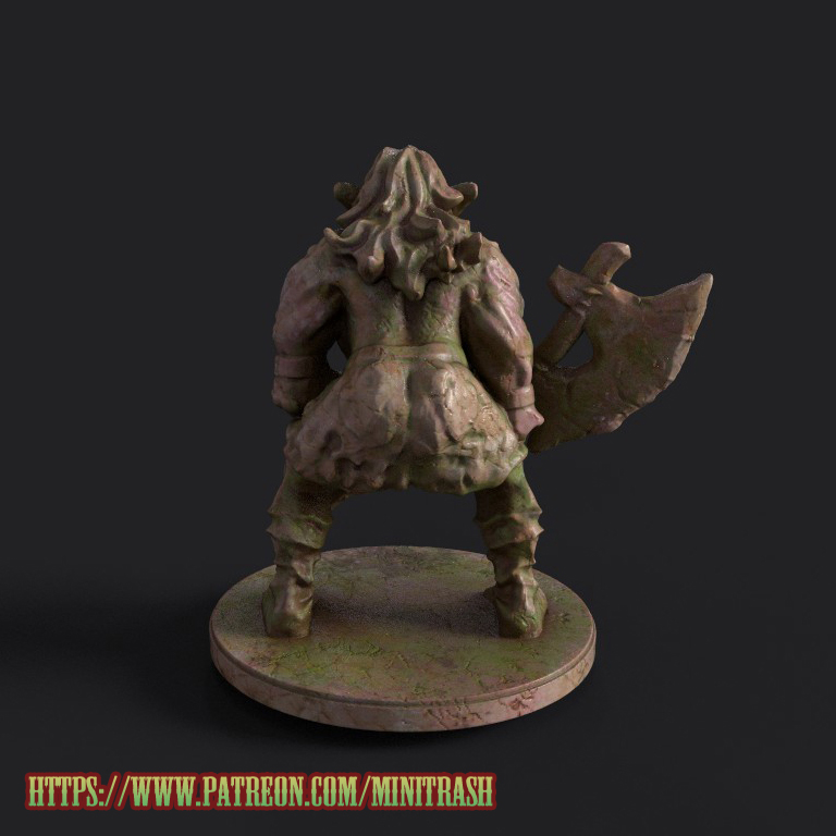 Free STL file Orc guard miniature 💂 ・Design to download and 3D print・Cults