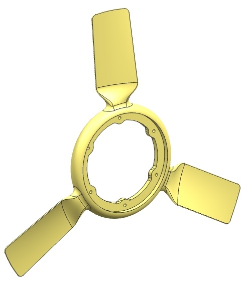 3D file Fan Blade 🔧 ・Design to download and 3D print・Cults