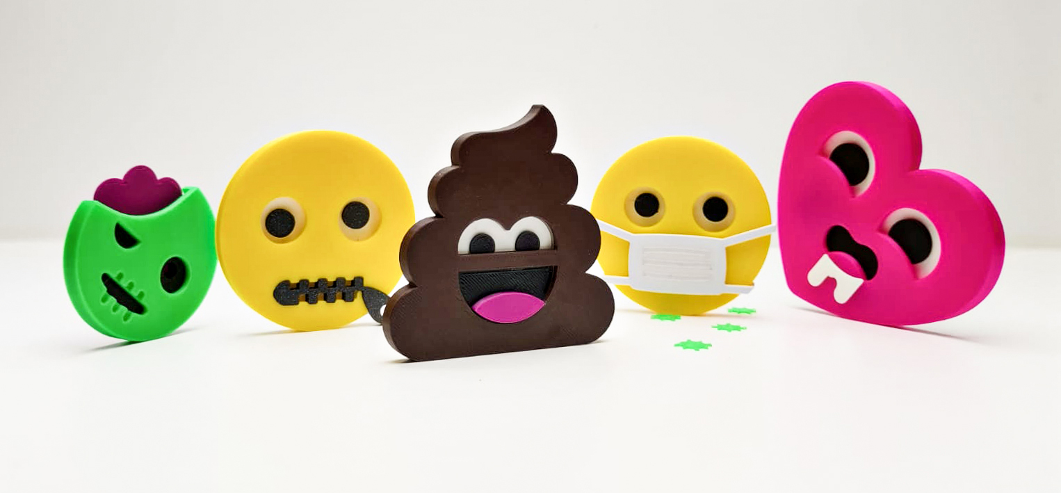💩 The "Pile of Poo" emoji 3d badge・Free STL File for ・Cults