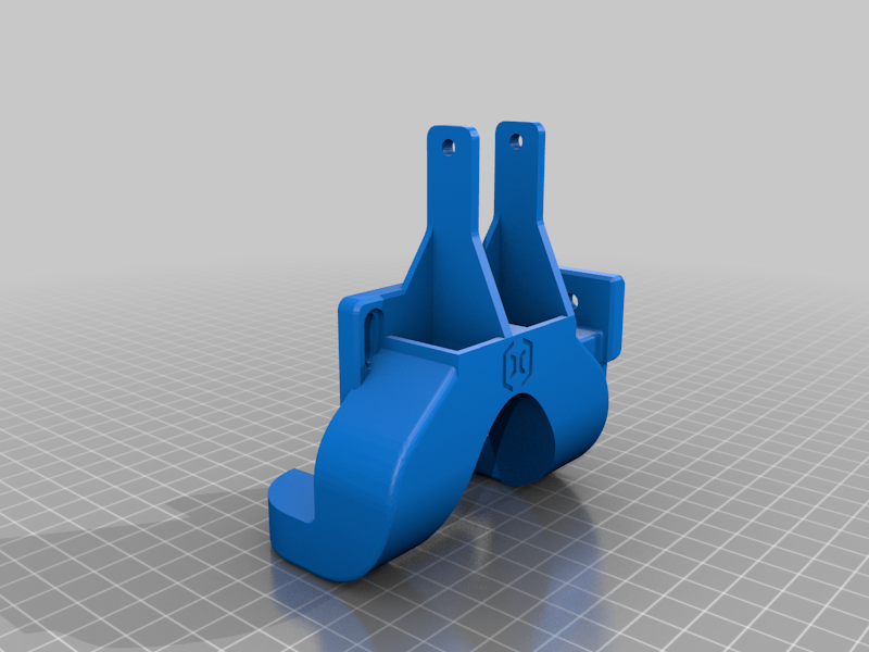 🧨 Dual 5015 Fan Duct w. BLTouch for Artillery Genius / Sidewinder X1・Free STL File for ・Cults