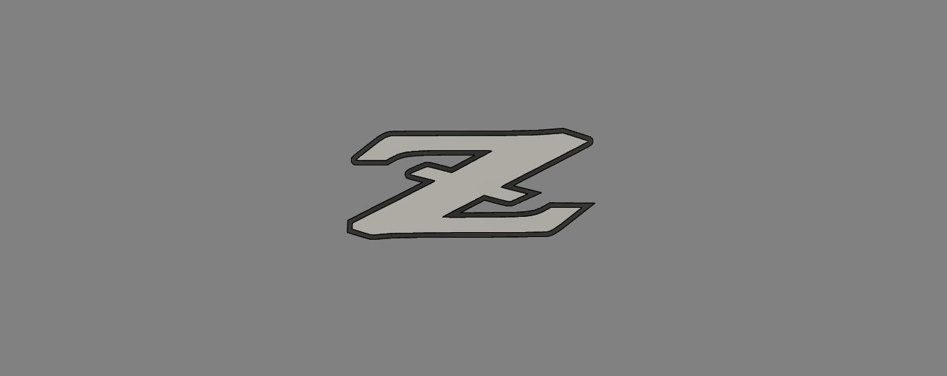 👽 Datsun Z LOGO・ STL File for ・Cults