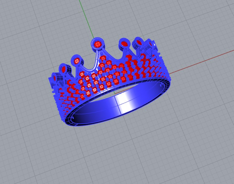 STL file CROWN RING 3D printing model 2021 👑 ・3D printer design to ...