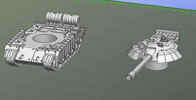 Free STL file Iraqi T55 Enigma 1/00 and 1/200 scale 🎲 ・3D printing ...