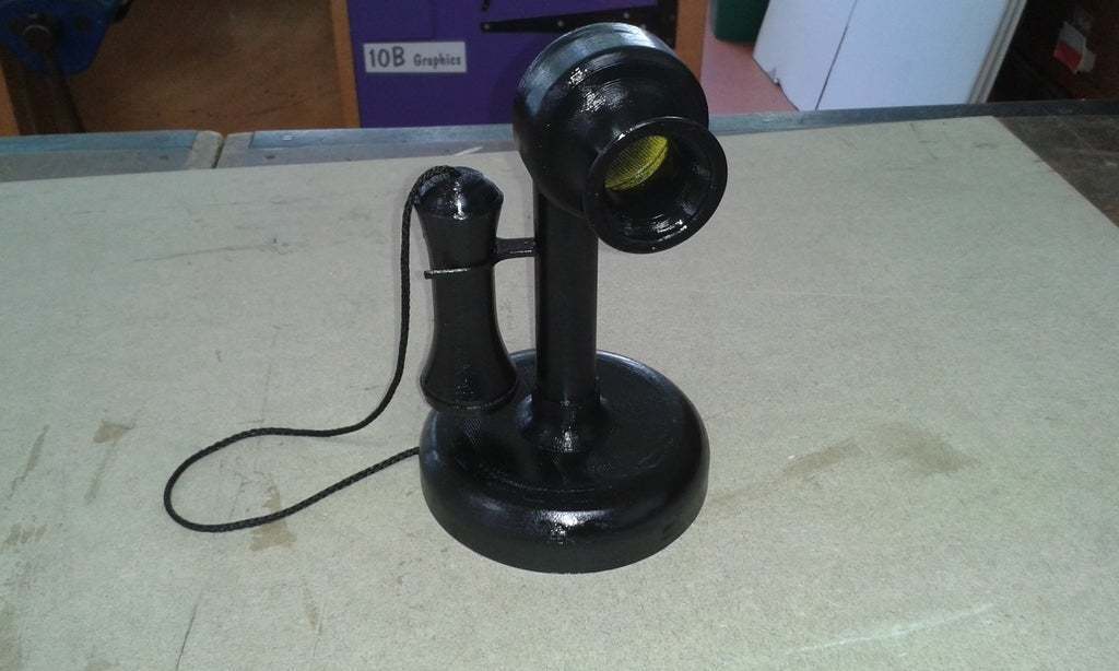 🕯️ Candlestick Phone・Free STL File for ・Cults