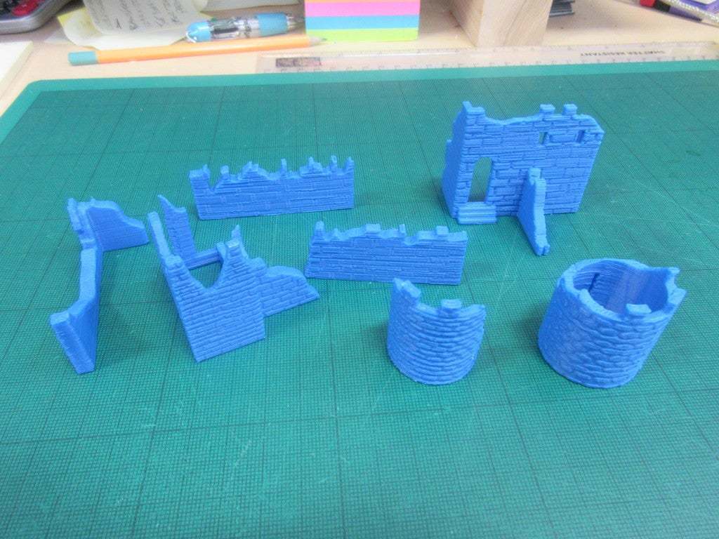 Free STL file Castle ruin 🏰 ・3D print design to download・Cults