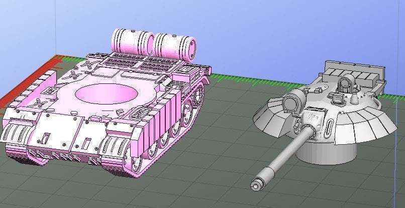 Free STL file Iraqi T55 Enigma 1/00 and 1/200 scale 🎲 ・3D printing ...