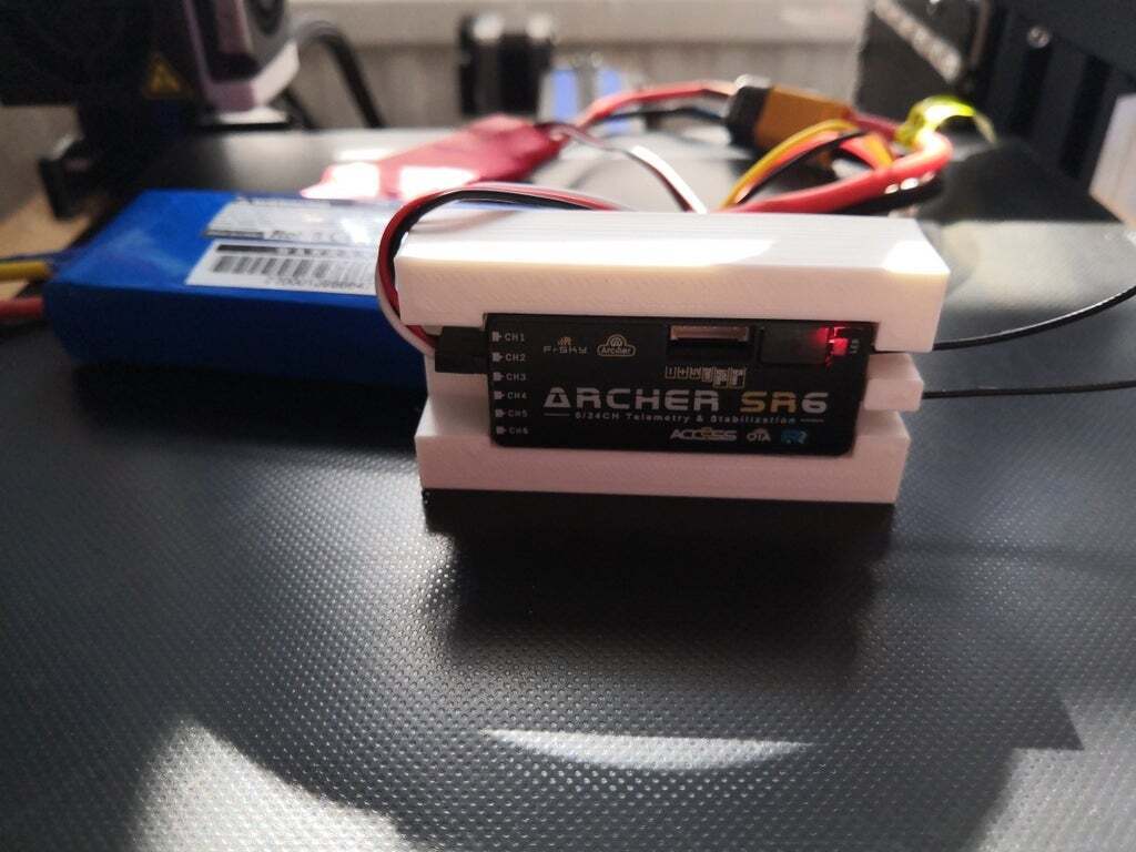 Archivo STL gratis Bloque de calibración FrSky Archer SR6 👽 ・Modelo ...