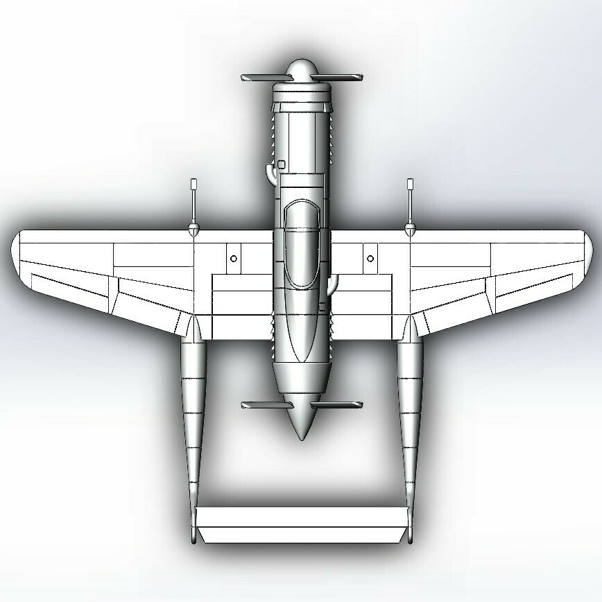 ️ Junkers Ju EF.112 (1:72) - LUFT 46・ STL File for ・Cults
