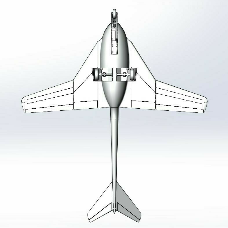 ️ Messerschmitt Me Libelle (Dragonfly) (1:72) - LUFT 46・ STL File for ...