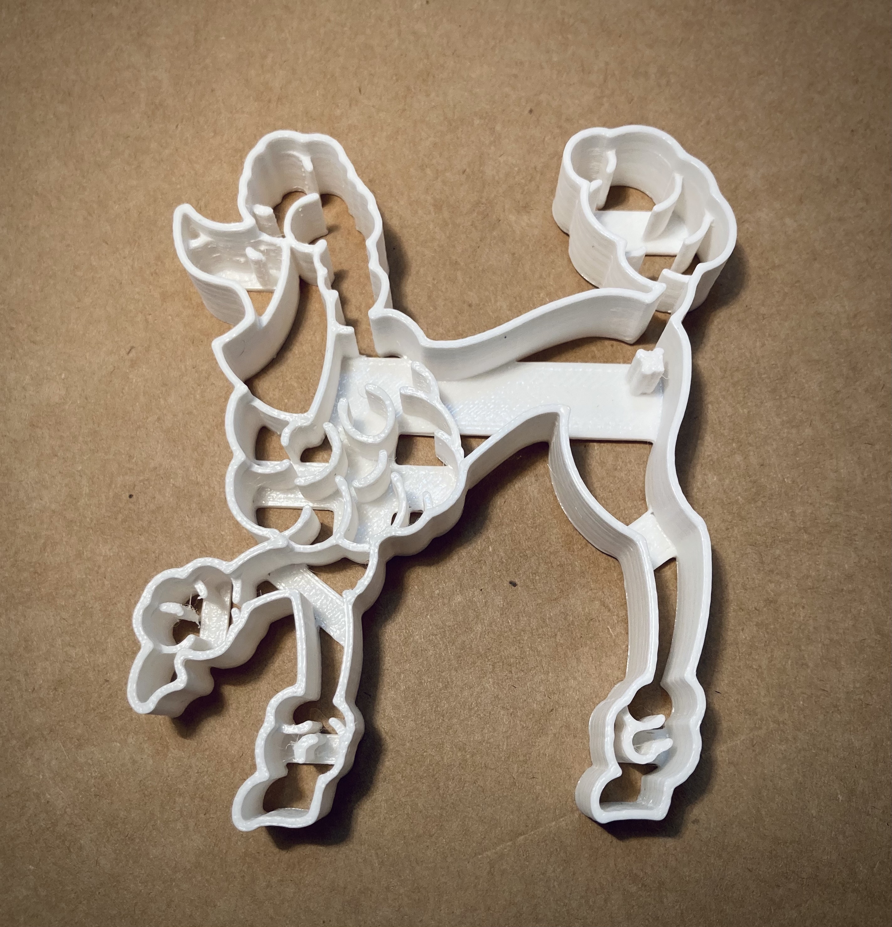 STL 文件 Poodle Cookie Cutter 🐩 ・可下载 3D 打印机设计・Cults